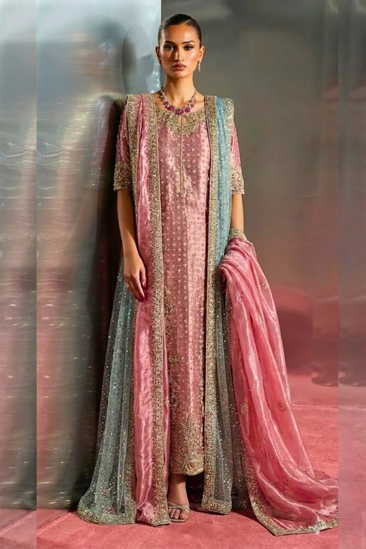 Samavia Pakistani Wedding Wear Haris Shakeel Design – AÏNN London
